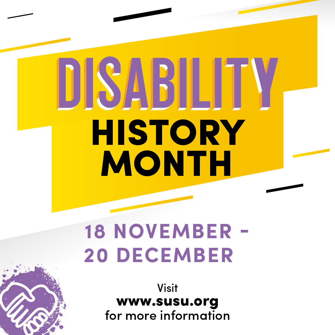 Disability History Month - SUSU
